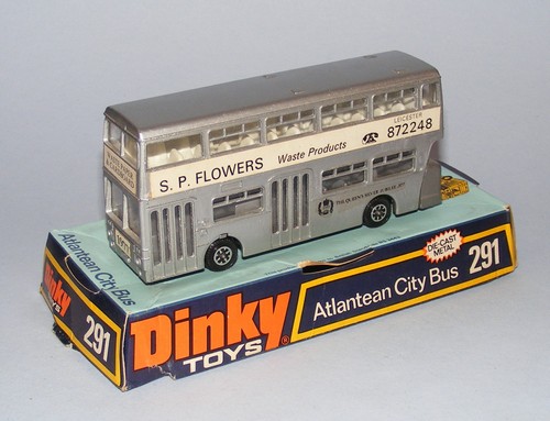 DINKY 291 LEYLAND ATLANTEAN BUS "S.P. FLOWERS WASTE PRODUCTS ...