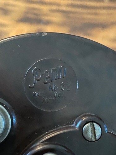 WORKING PENN 85 VINTAGE SALTWATER FISHING REEL, MADE IN USA, FREE ...