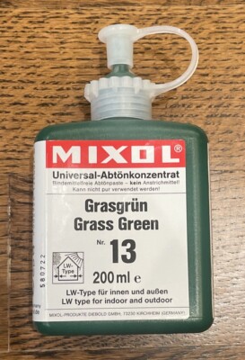 MIXOL Universal Tint #13 Grass Green- 200ml | eBay