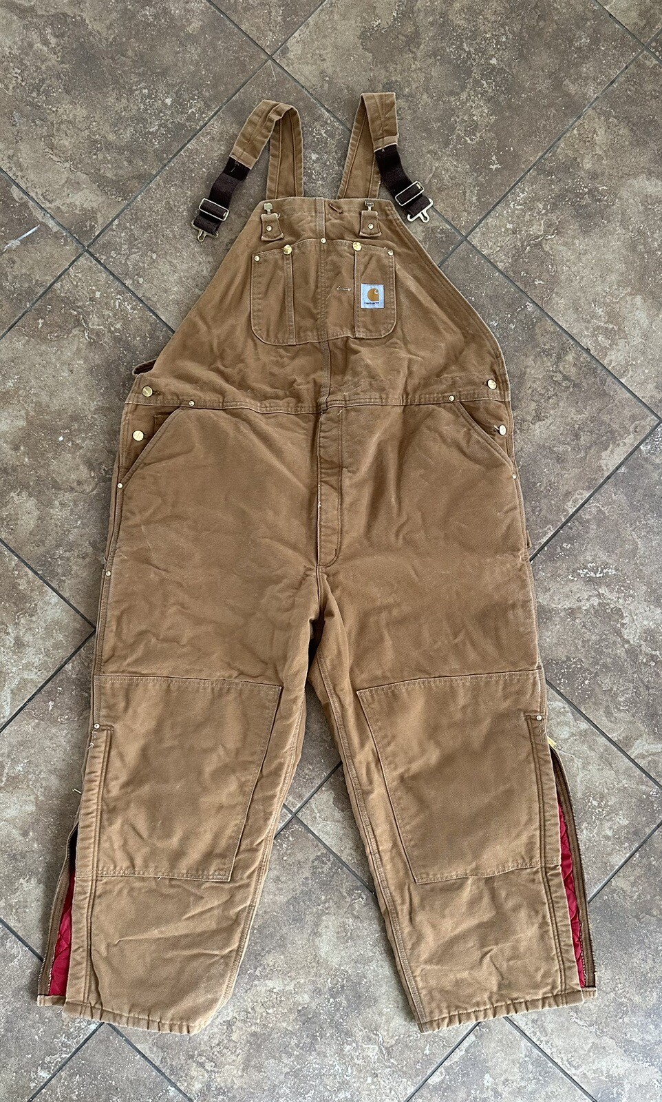 Carhartt Insulated Overalls. Model X01 | eBay