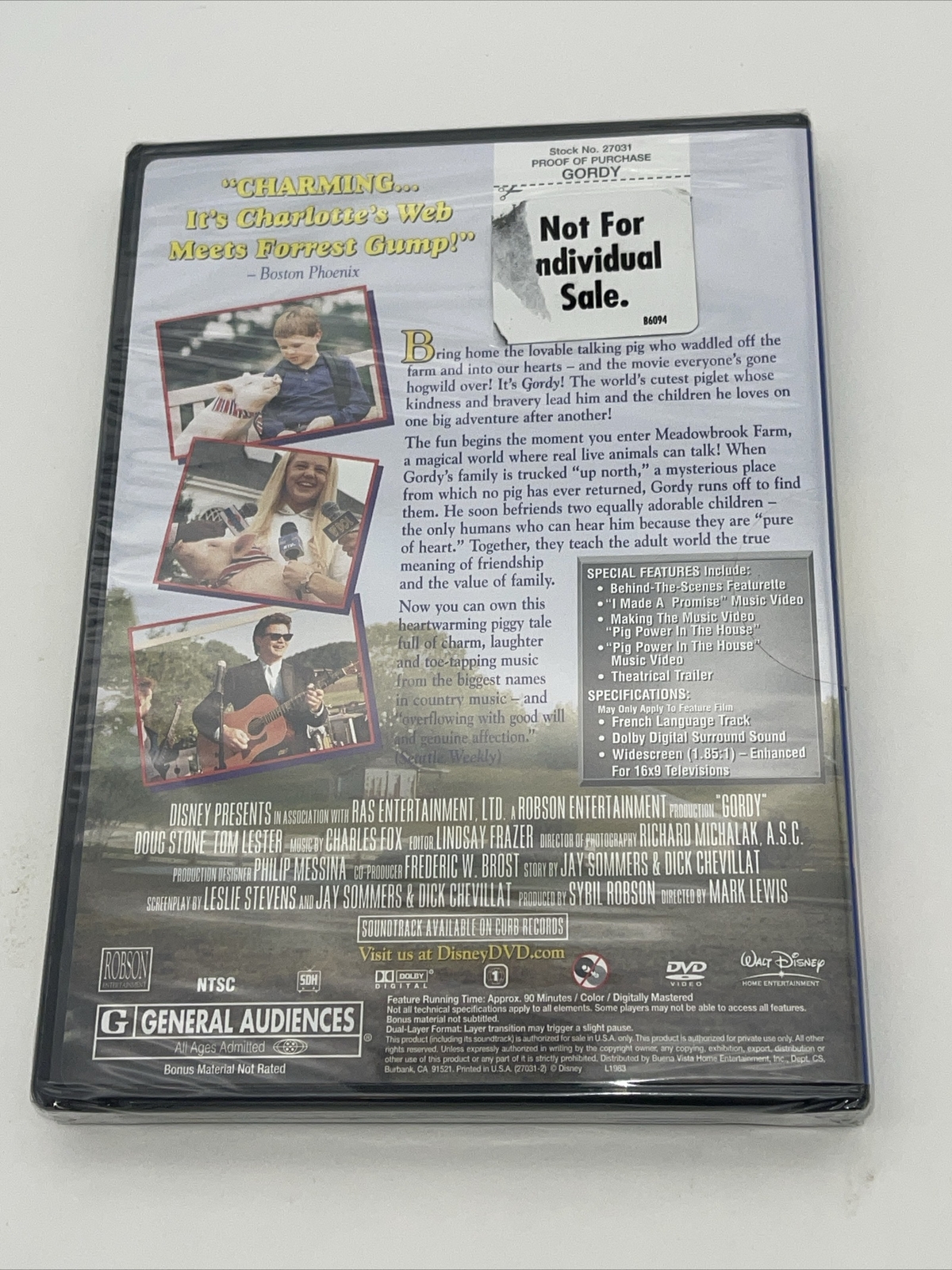 Gordy (DVD, 2002) for sale online | eBay