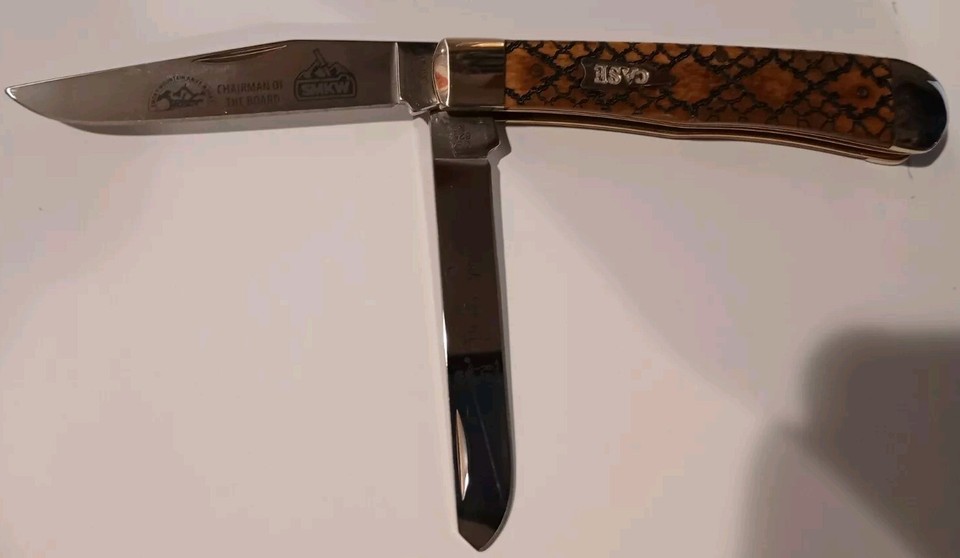Case XX Knife 2024 SMKW Kevin Pipes Antique Bone Trapper | eBay