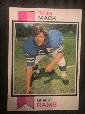 1973 Topps Football - Tom Mack ( Los Angeles Rams ) #90 - EX/NM | eBay