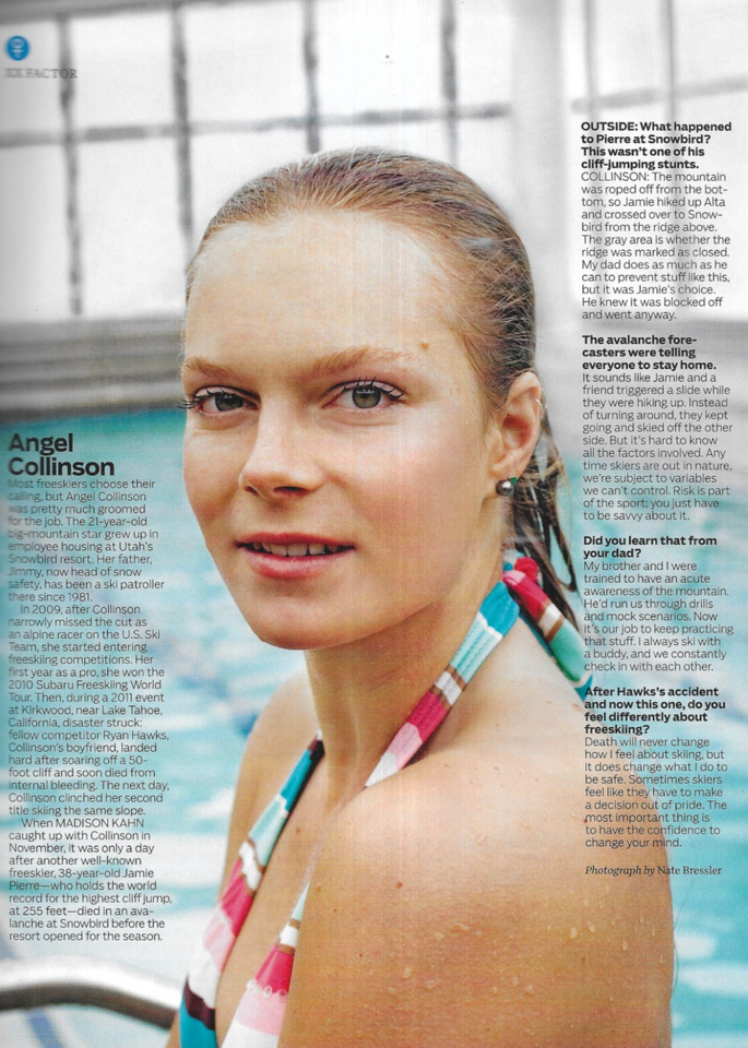 Outside Magazine Lolo Jones Lance Armstrong Perfect Thins Adventure ...