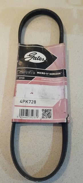 Gates 4PK728 4PK725 4PK730 V-Ribbed Belts for sale online | eBay