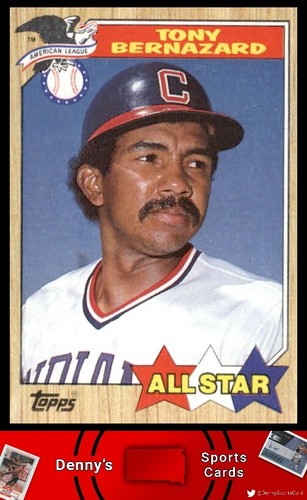 1987 Topps #607 Tony Bernazard Cleveland Indians Baseball Card | eBay