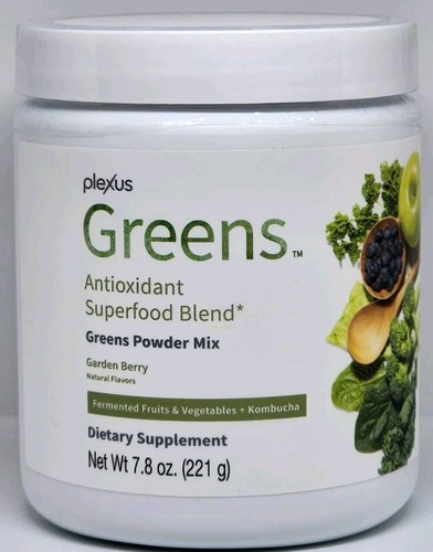 Plexus Greens Antioxidant Superfood Blend Garden Berry Flavor 7.8 oz ...