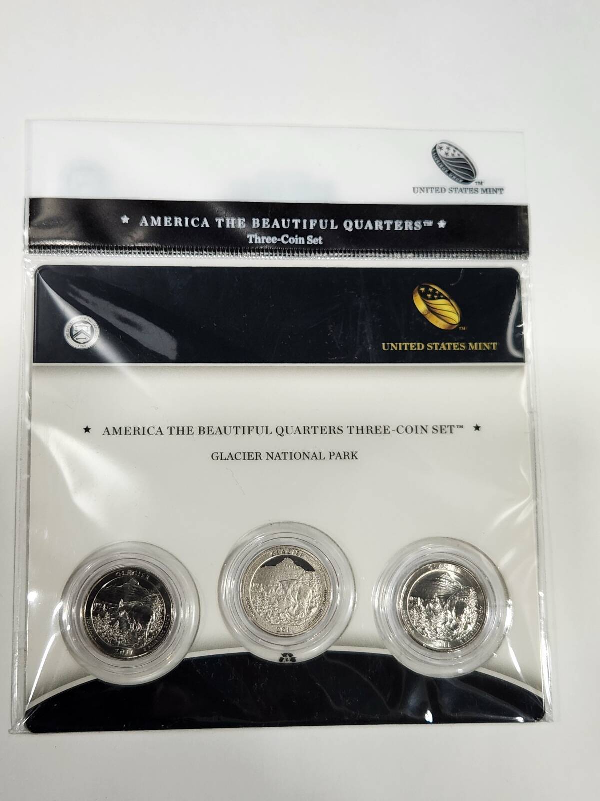 2011 Glacier America The Beautiful 3-Coin Quarter Set | eBay