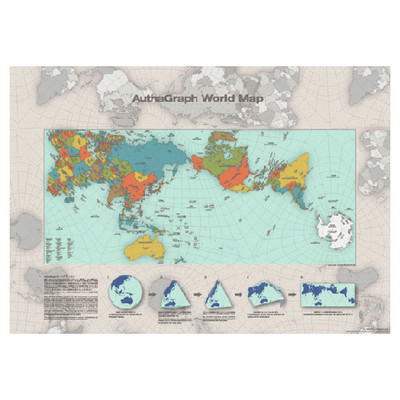 AuthaGraph World Map Poster World Map | eBay