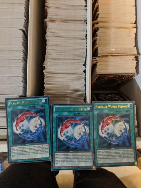 Yu-Gi-Oh 3x Parallel World Fusion LC02-EN011 Ultra Rare Limited Edition ...