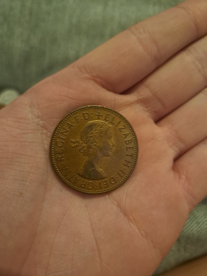 4 very rare old british 1p coins. 2 1967 and 2 1964 BUY BEFORE PRICE ...