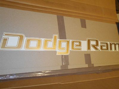 1977 - 1984 DODGE RAM TAILGATE LETTERING LETTERS DECAL SET NEW 33 INCH ...