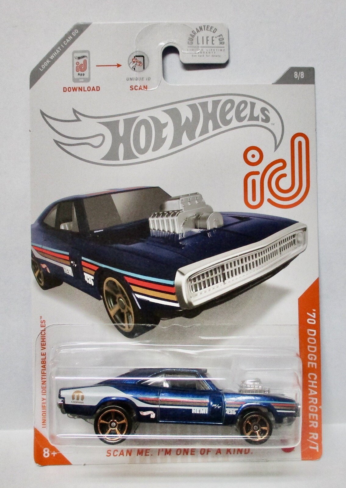 HOT WHEELS CHASE ID CAR 1970 DODGE CHARGER R/T 8/8 COMBINE SHIPPING | eBay