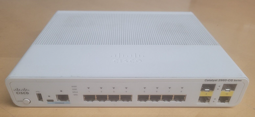 CISCO Catalyst 2960-CG Series WS-C2960CG-8TC-L w/ Power Cord | eBay