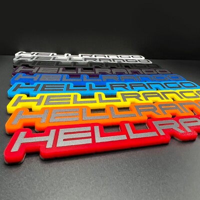 1 HELLRANGO Emblem fits Dodge Durango SRT Hellcat Badge Decal Logo ...