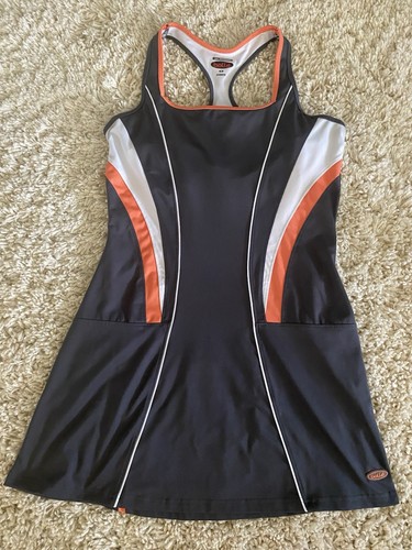Bolle Tennis Pickleball Athletic Dress Size Medium Built In Bra Blue ...