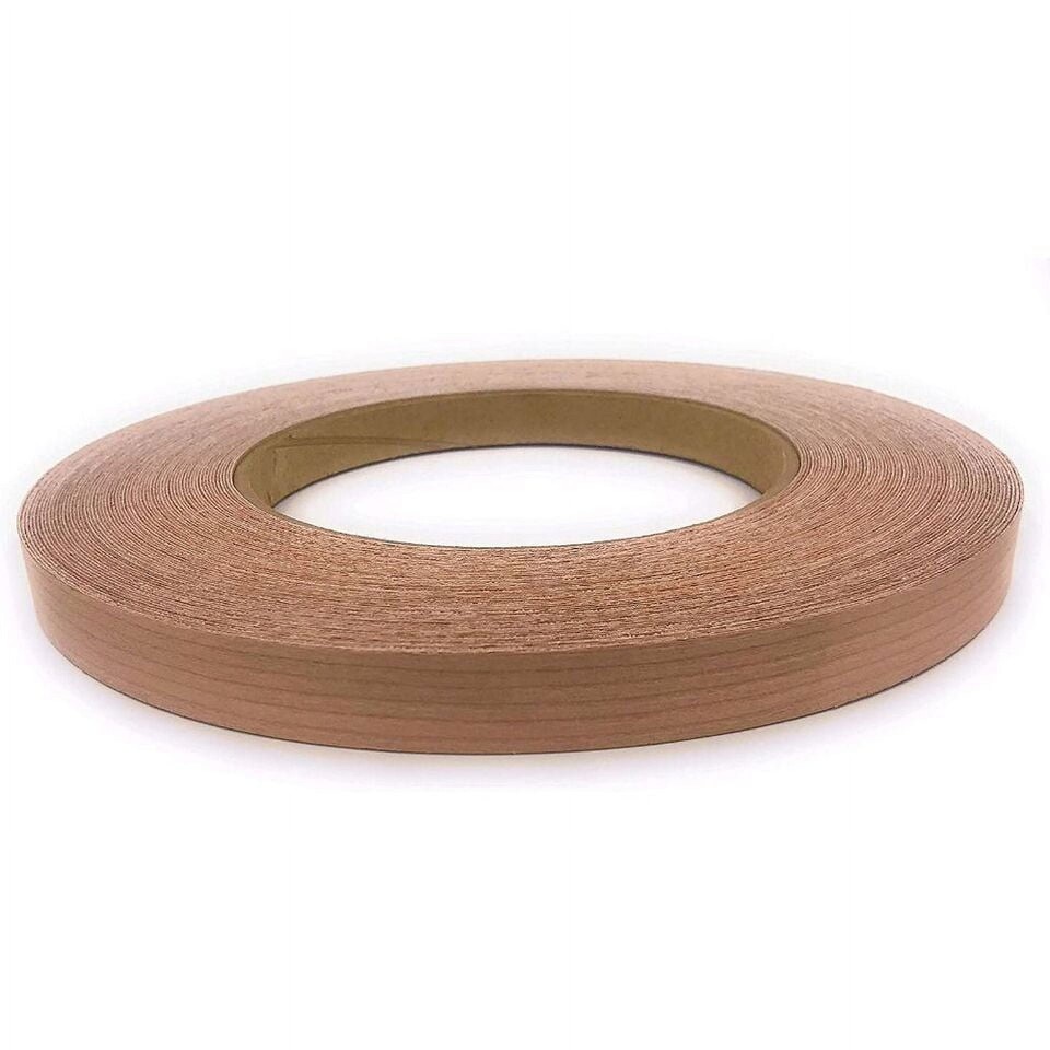 EDGEMATE Cherry Edge Banding 13/16 in. x 250 ft. Preglued Real Wood ...