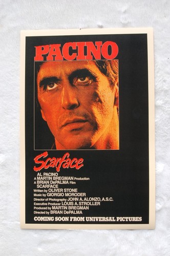 Scarface Movie Lobby Card Movie Poster #2----- | eBay