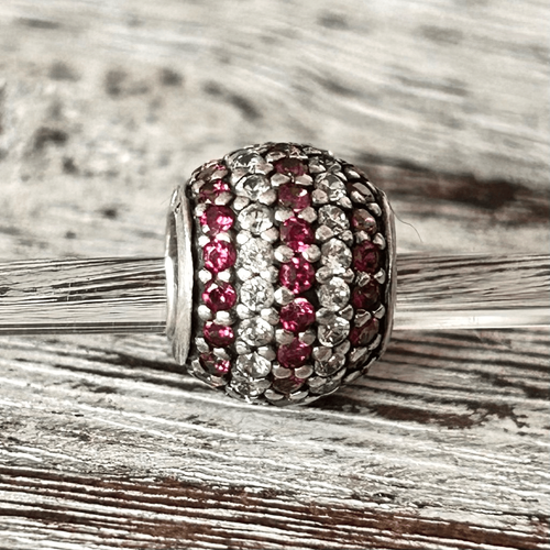 PANDORA Nautical Red Pave Lights CZ Charm 925 ALE Preloved, Excellent ...
