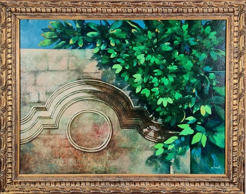 Mario Bardi oil on canvas 80s 80x60 cm Magical existential realism ...