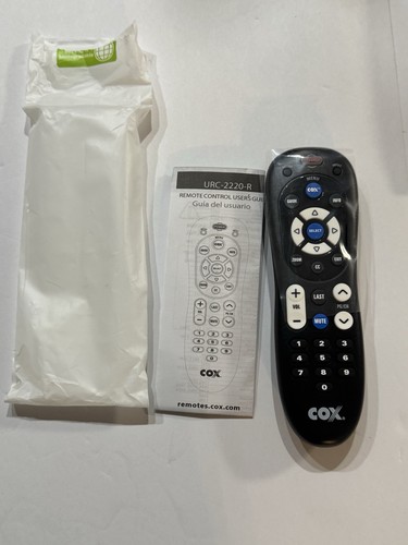 Cox Remote Control URC-2220-R W/ Manual New | eBay