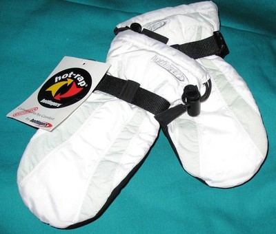 Youth Hotfingers HOT RAPS Mittens sz Medium ( 7- 8) Off white/ mint | eBay