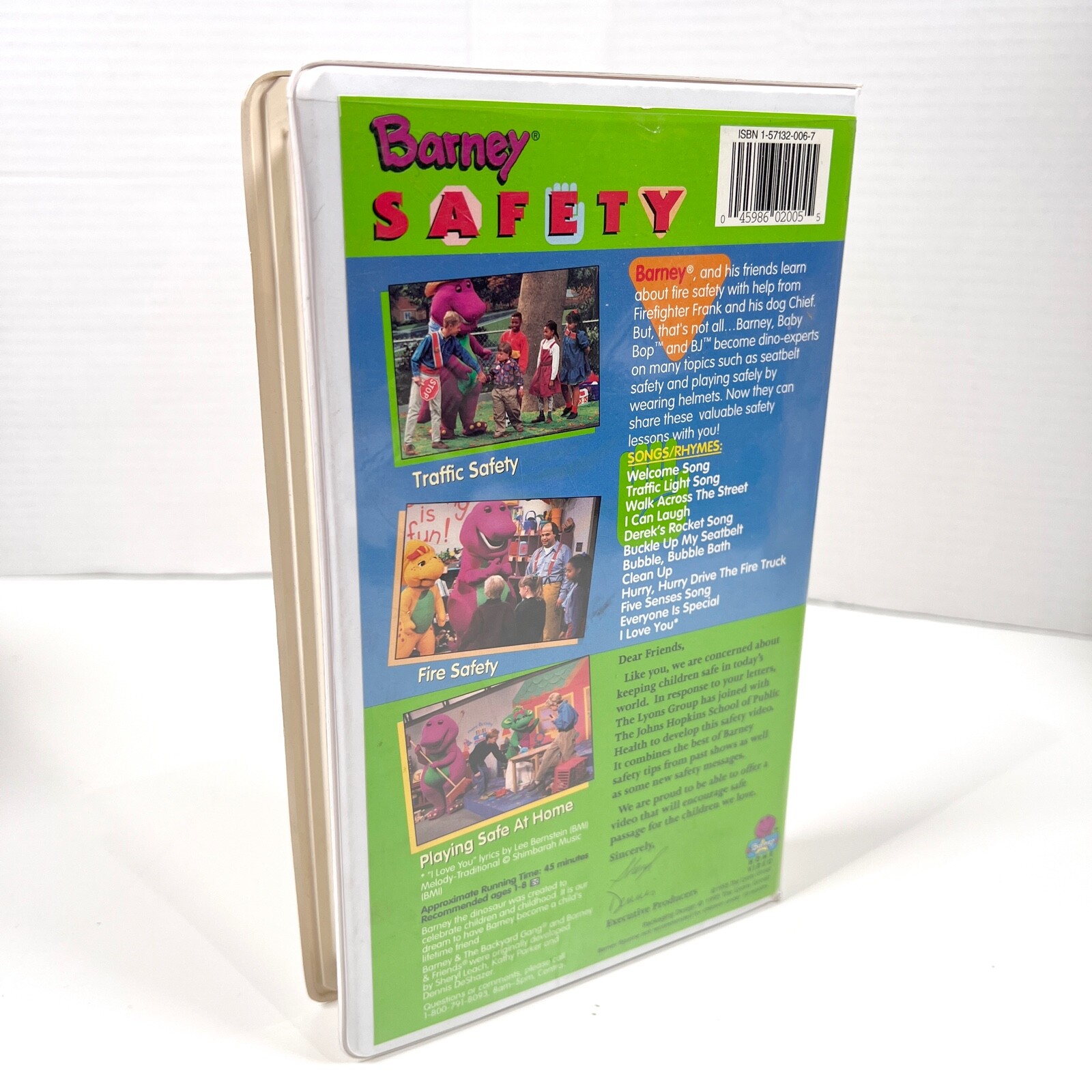 Barney Safety (VHS, 1995 Clam Shell) & | Grelly USA