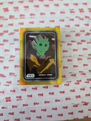 2023 TOPPS STAR WARS FLAGSHIP GOLD FOIL PARALLEL NEEKU VOZO #27 | eBay