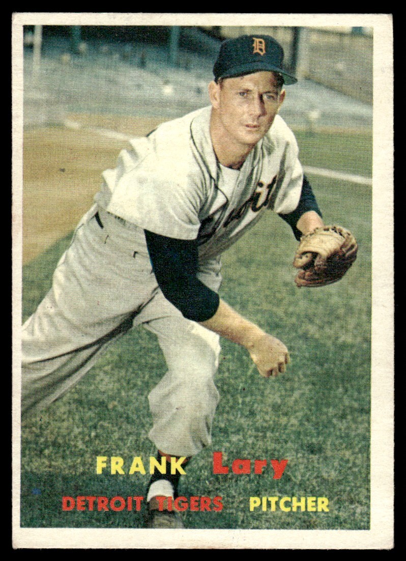 1957 Topps Frank Lary Detroit Tigers #168 | eBay