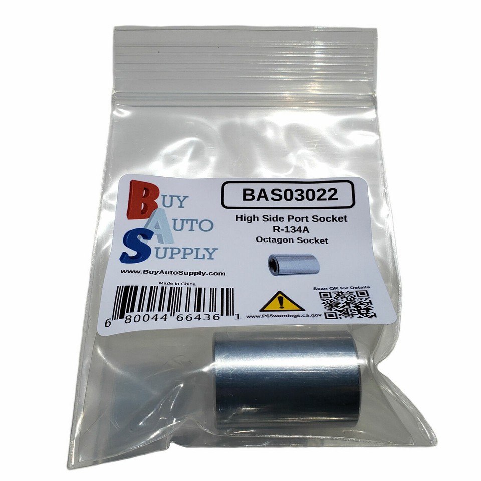R 134a High Side Octagon Socket for AC Port Valve Used On GM Delco ...