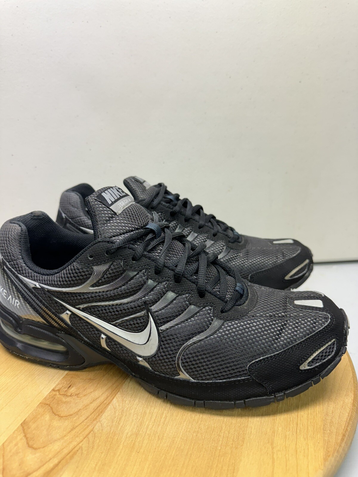 Nike Air Max Torch 4 Anthracite Black Silver Sneakers 343846-002 Men's ...