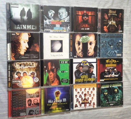 Vintage 1990s Rap Hip Hop CD Lot of 16 Discs: 8Ball & MJG, Fat Joe, Lox ...