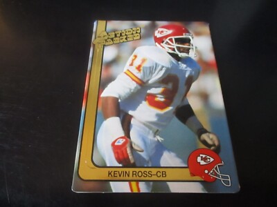 kevin ross (kansas city chiefs - cb) 1991 action packed card #117 mint ...