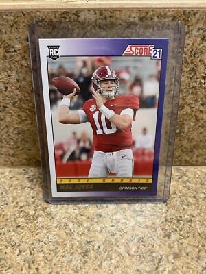 2021 Panini Score Mac Jones 1991 Throwback Insert RC | eBay