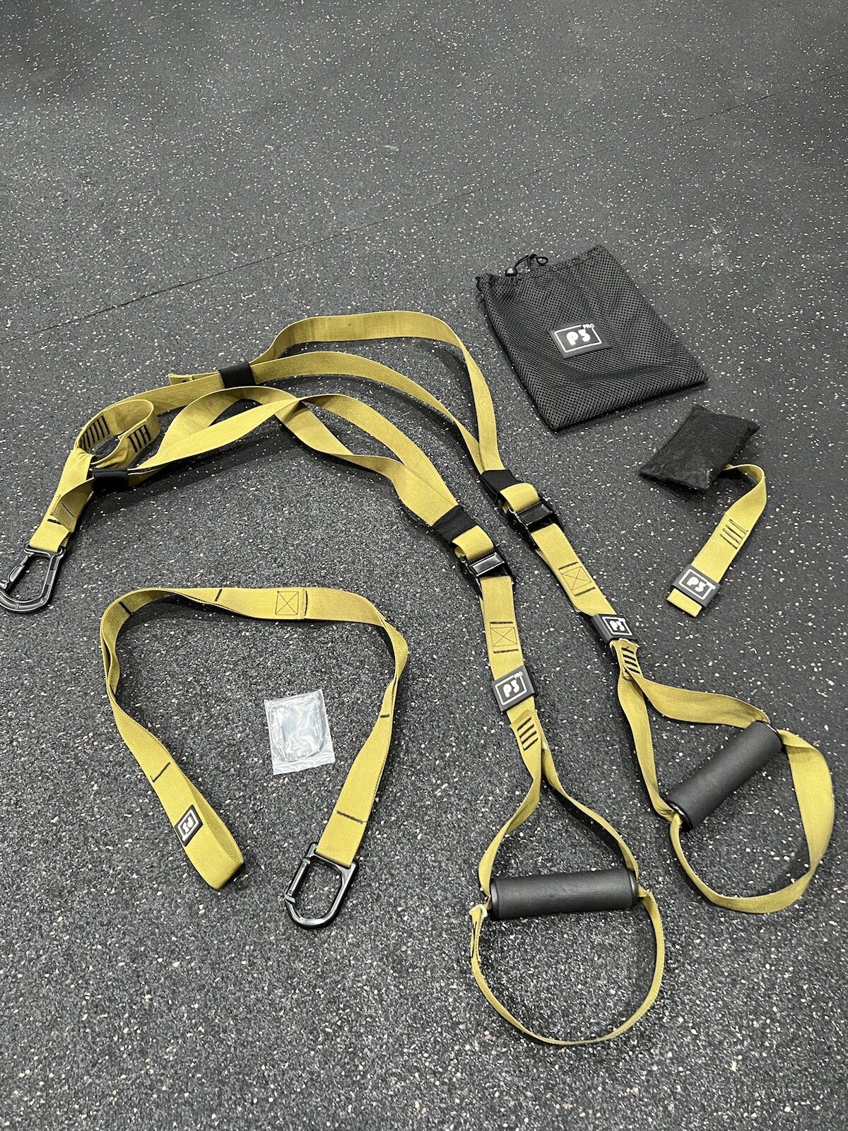 (P3) Pro suspension straps, bodyweight training straps, indoor/outdoor ...