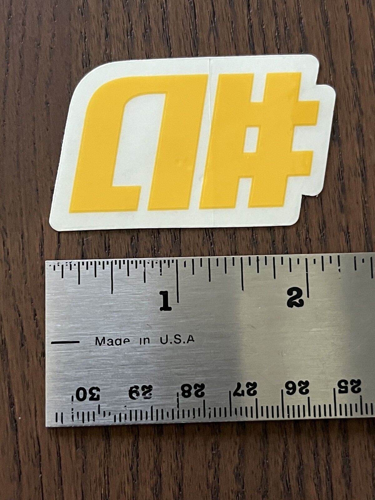 Vintage Alphanumeric Skateboard Sticker Decal | eBay