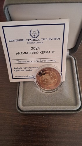 CYPRUS 2024 proof 2 euro coin sold out 20 years in europe | eBay