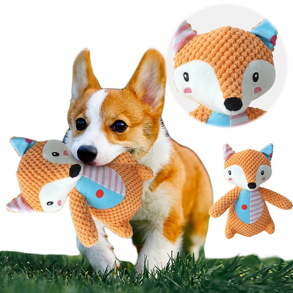 Squeaky Dog Toys Stuffed Animals Chew Toy for Small Medium Large Dogs ...