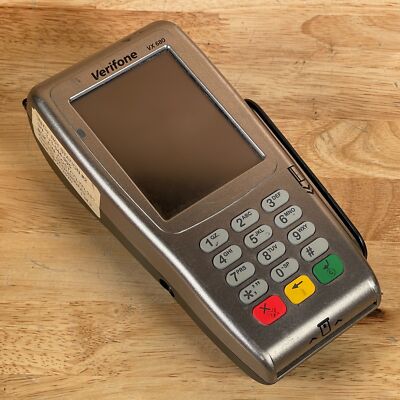Verifone VX 680 3G Silver Black Wireless Wi-Fi Touchscreen Credit Card ...