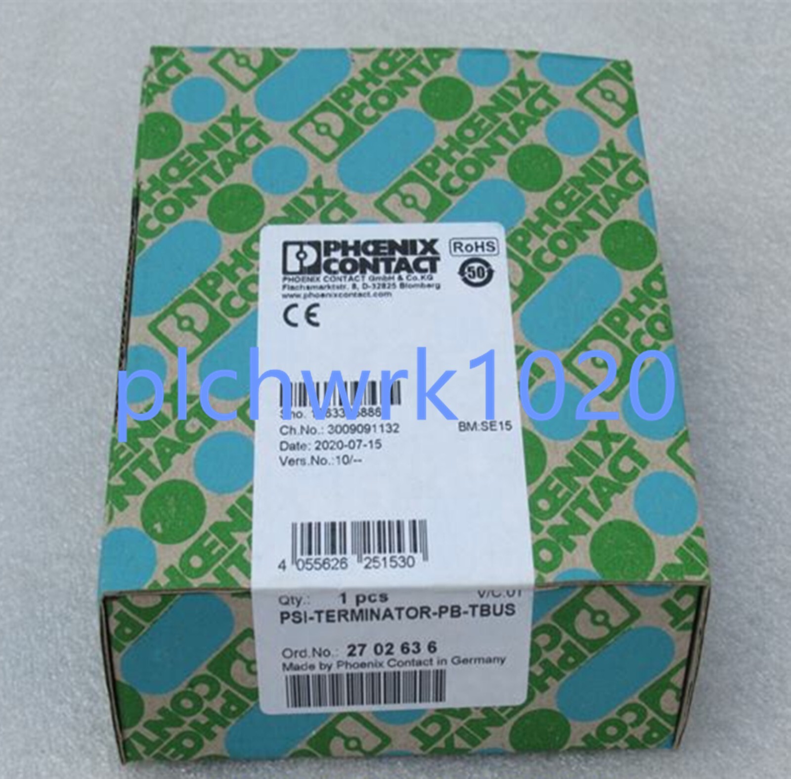 1 PCS NEW IN BOX Phoenix Terminating Resistor PSI-TERMINATOR-PB-TBUS ...