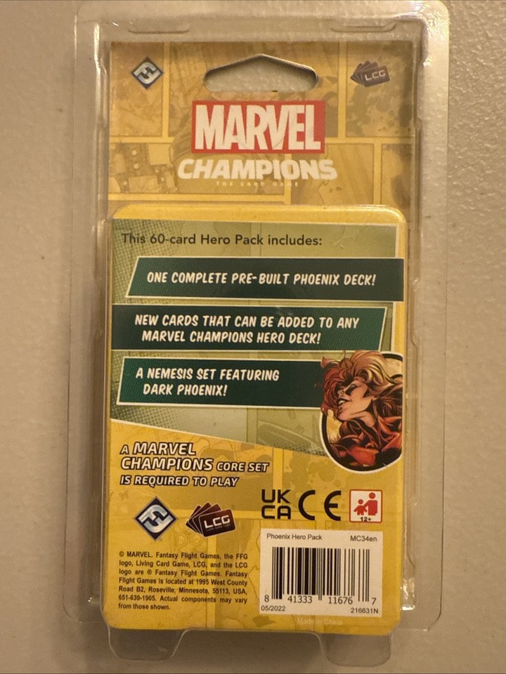 Marvel Champions LCG – Phoenix Hero Pack | New/Sealed | Rare/OOP ...