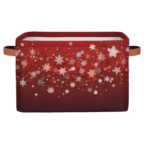 Christmas Snowflakes Storage Baskets,Foldable Storage Box Bin ...