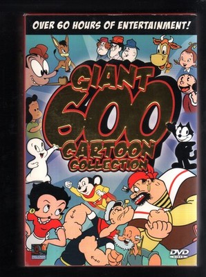DVD TV : Giant 600 Cartoon Collection NrMt-Mt Popeye Betty Boop Casper ...