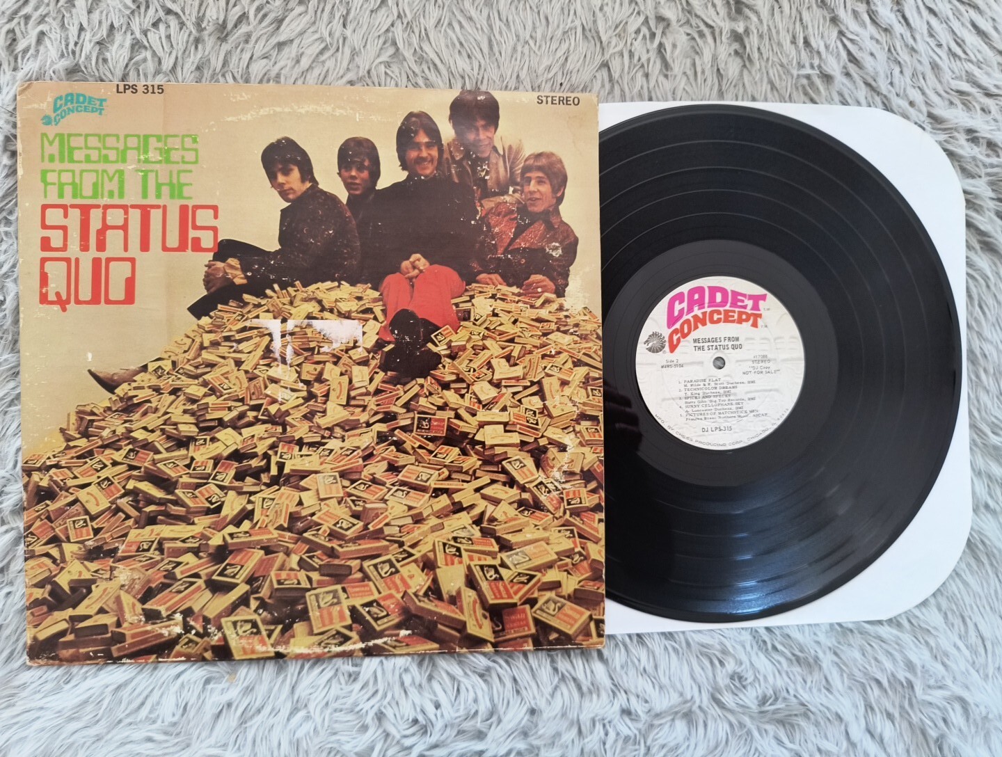 The Status Quo - Messages From Status Quo - EX/VG 1968 Psych PROMO ...