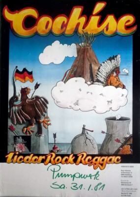 COCHISE - 1981 - Plakat - Live In Concert Tour - Poster - Pumpenwerk ...