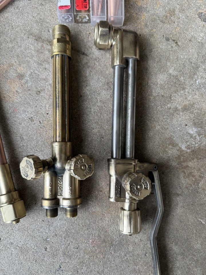 VICTOR HD Cutting Torch Model CA2460+ Handle 315FC+ Tips Rose Bud Set ...