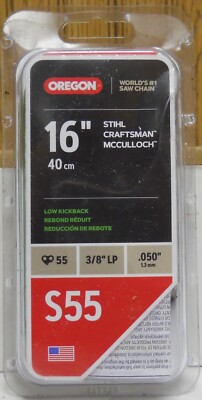 Oregon 16 Inch S55 Stihl-Craftsman-McCulloch Chainsaw Chain | eBay
