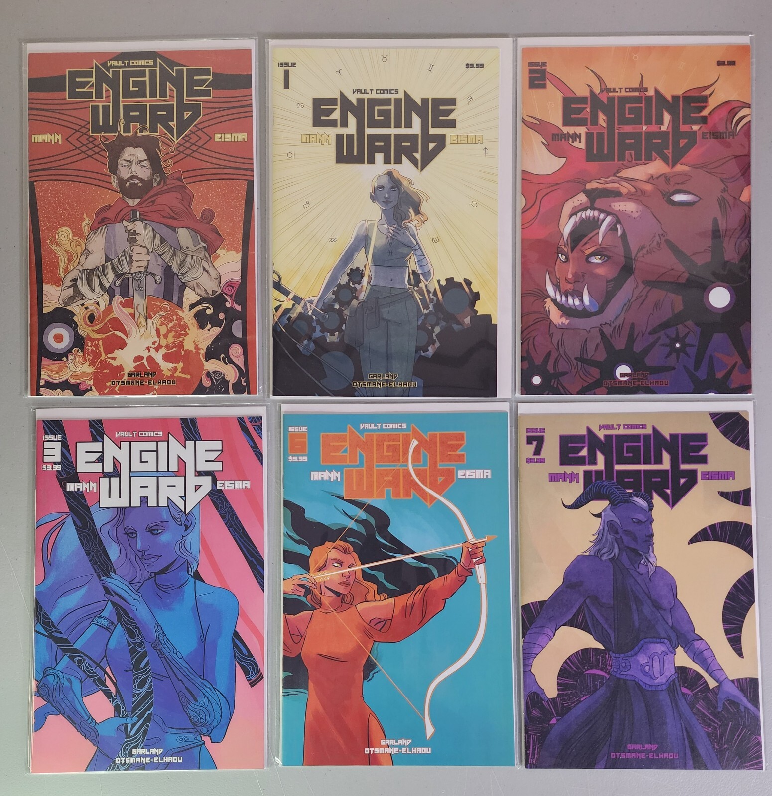 Engineward #1 (B & C) 2 3 6 7 NM Cover B Joe Eisma Vault Comics 2020 ...