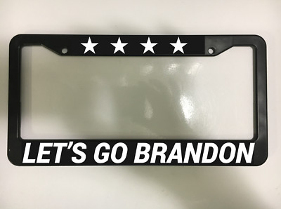 Lets Go Brandon Nascar Parody USA Patriot Liberty Car License Plate ...