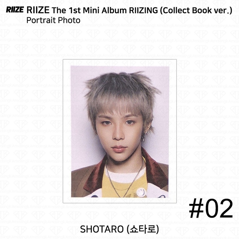 RIIZE The 1st Mini Album RIIZING Collect Book Photocard Portrait Photo ...